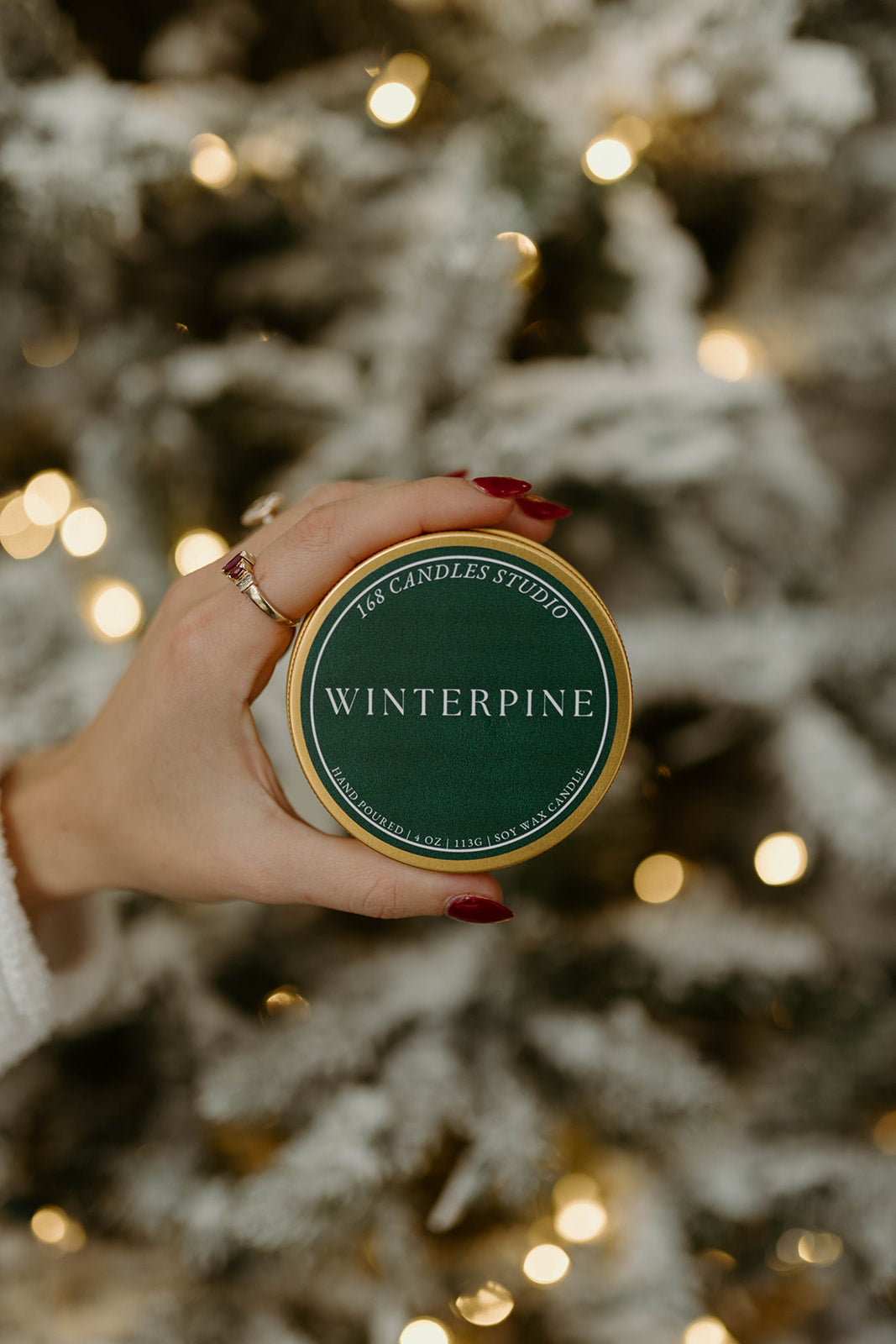 Winterpine 4oz Candle – 168 Candles Studio
