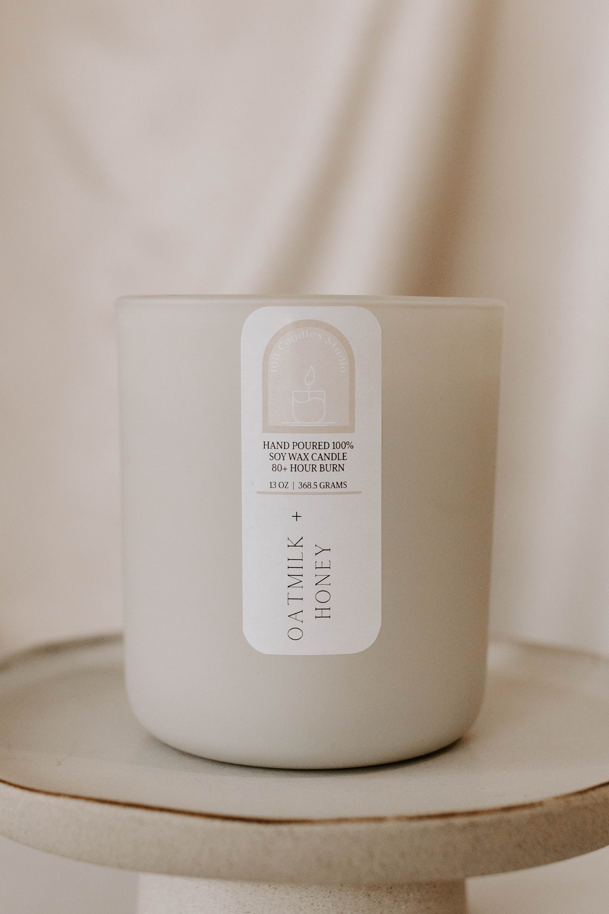 Oat milk + honey 13oz – 168 Candles Studio